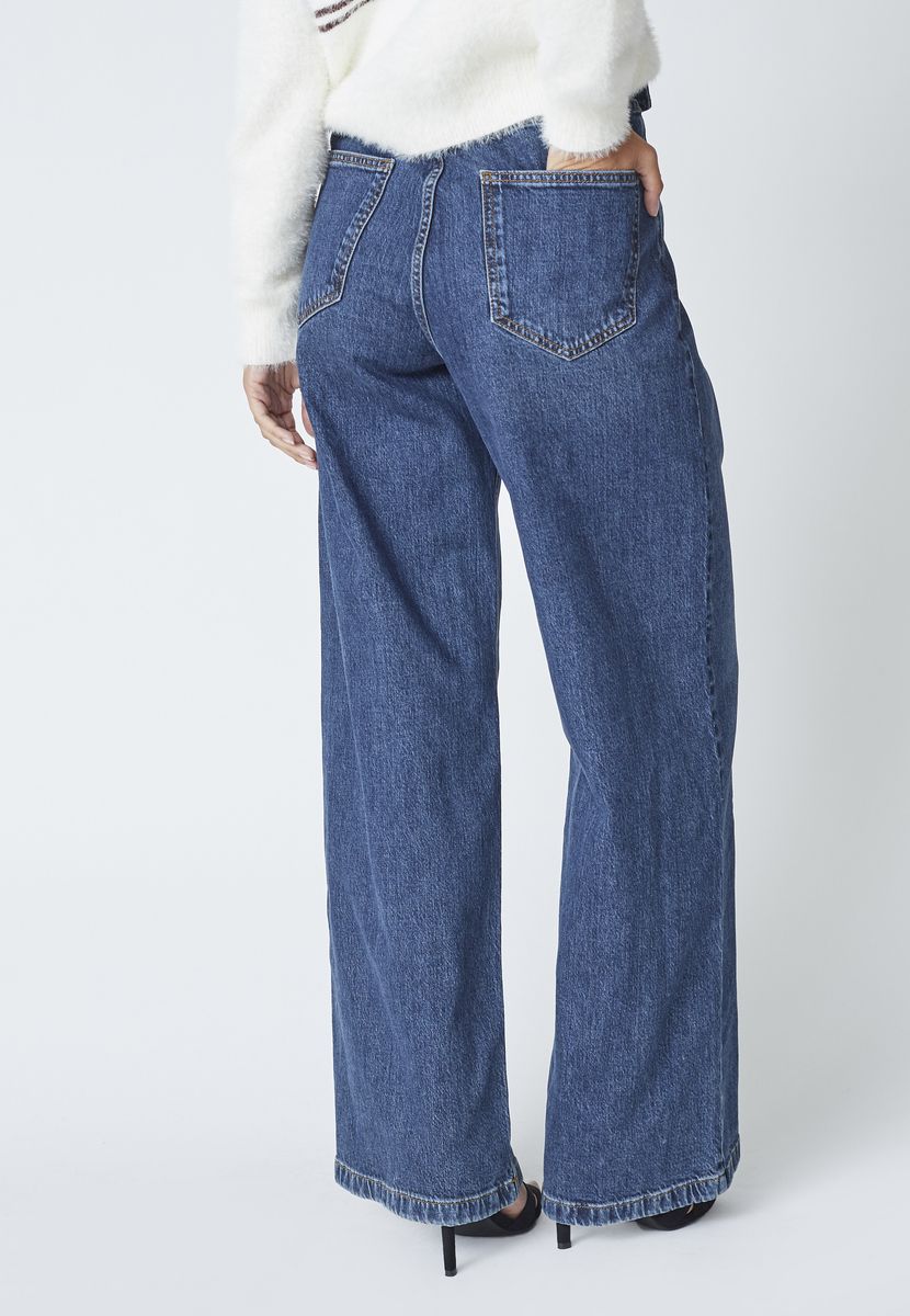 Cocouture Rumi Belt Jeans Dark Denim - Fint